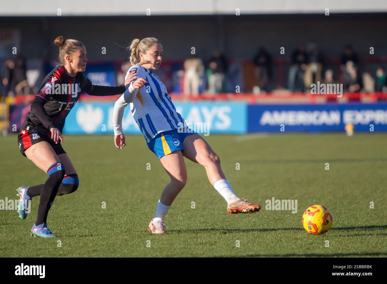 Crawley, England, February 2nd 2025 Poppy Pattinson (3 Brighton) in ...