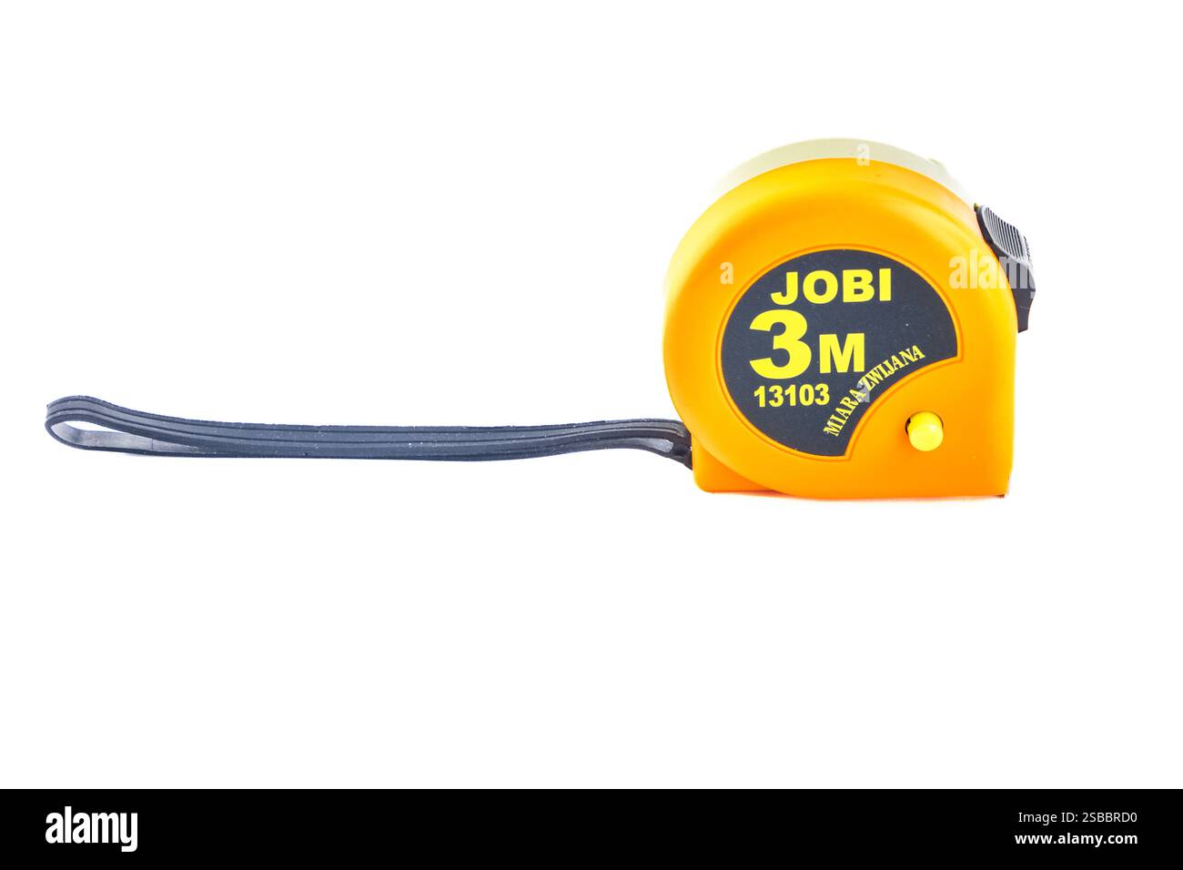 Metal construction tape measure, rolled measuring tape, tape measure on ...