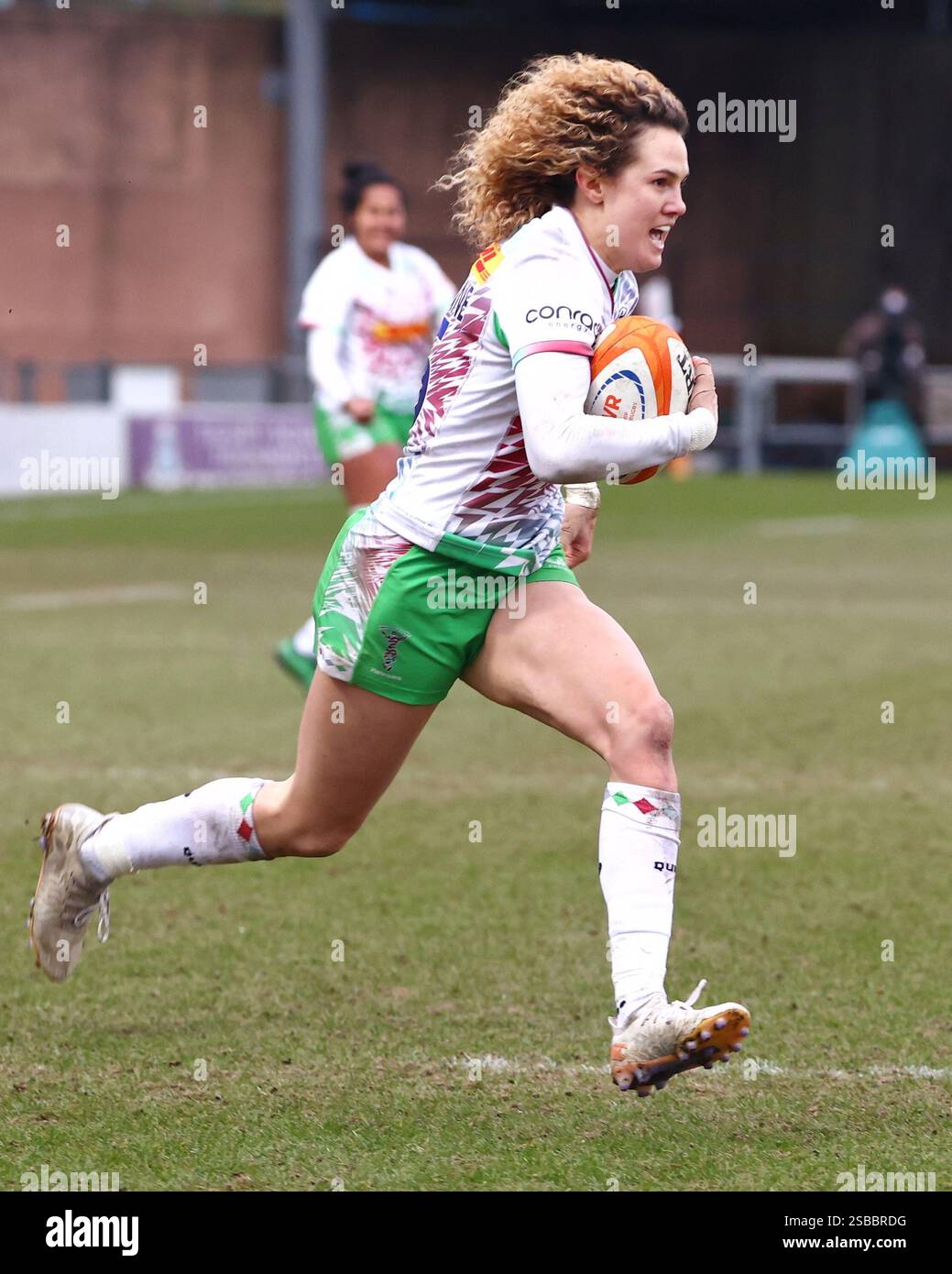 Exeter, Devon, UK. 2nd Feb, 2025. PWR Professional Women's Rugby Exeter ...