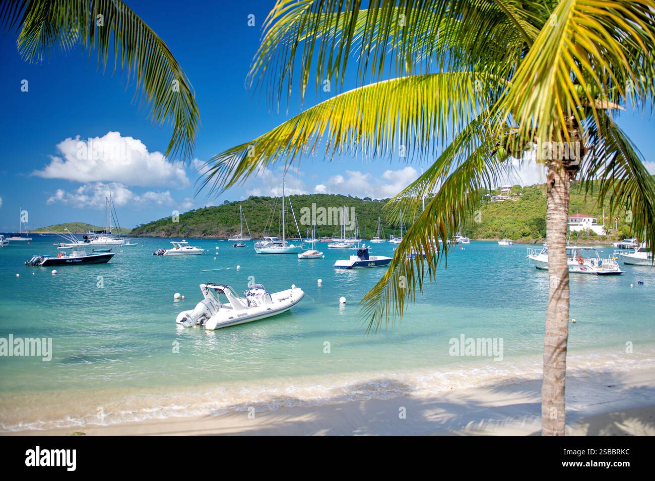 CRUZ BAY, US Virgin Islands — Gallows Cove forms a natural inlet along ...