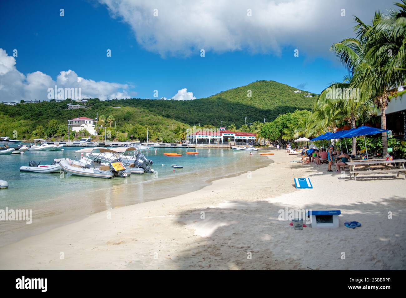 CRUZ BAY, US Virgin Islands — Gallows Cove forms a natural inlet along ...