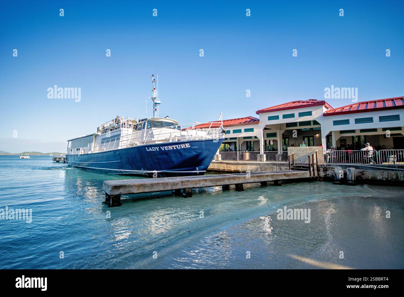 CRUZ BAY, US Virgin Islands — The Loredon L. Boynes, Sr. Dock serves as ...