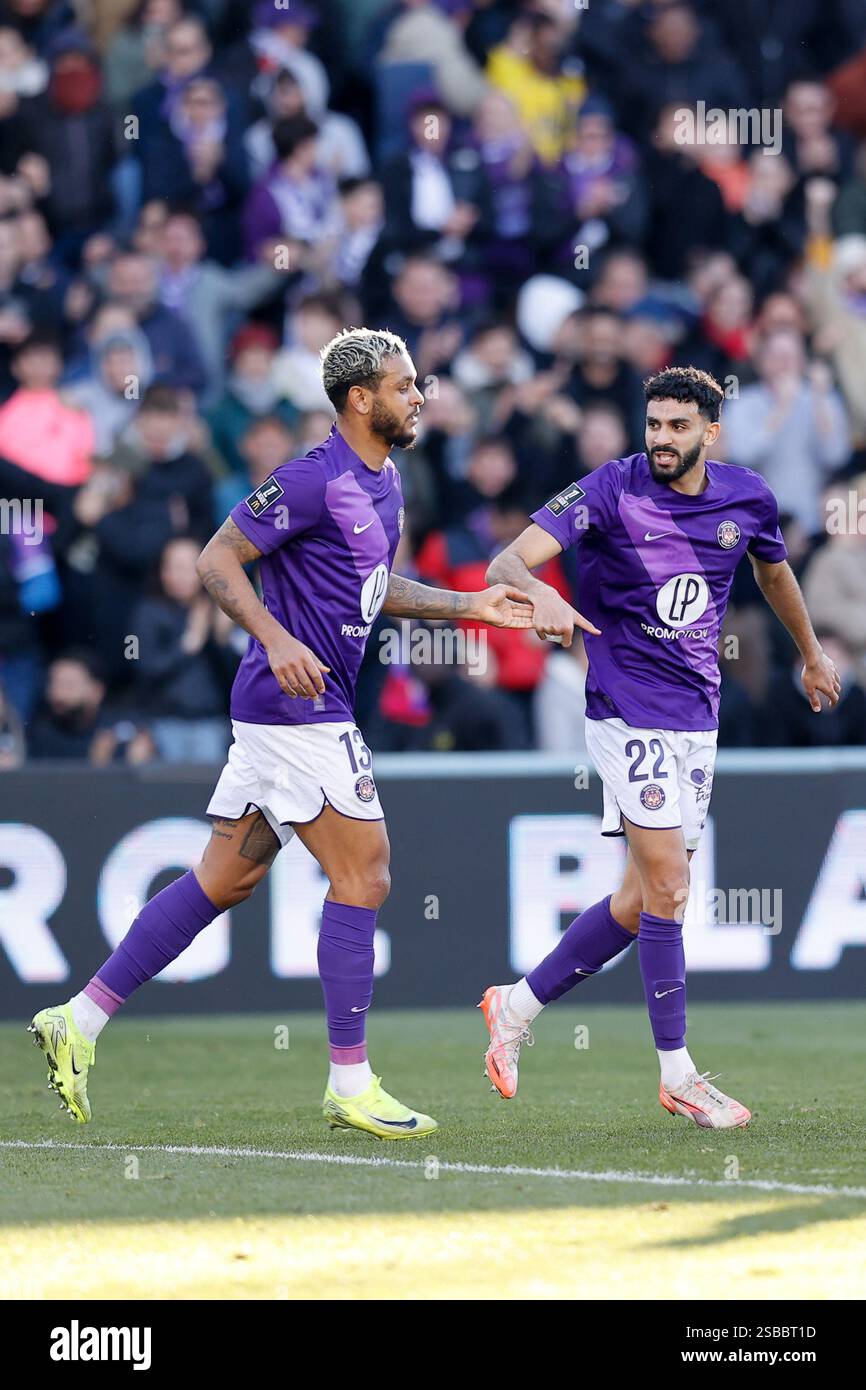 France. 01st Feb, 2025. Toulouse, France. 02nd Feb, 2025. 22 Rafik ...