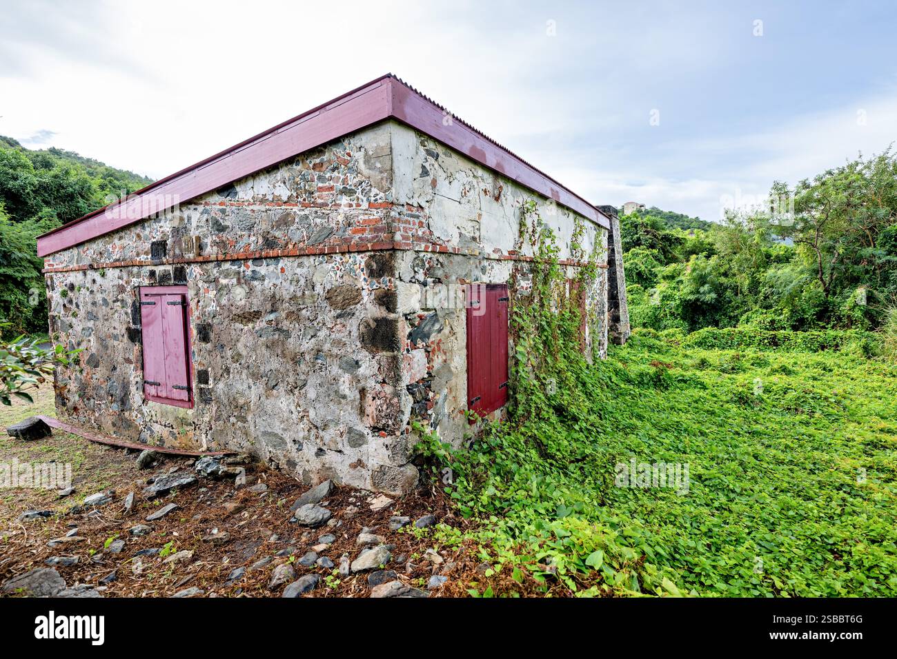 VIRGIN ISLANDS NATIONAL PARK, U.S. Virgin Islands — The ruins of George ...