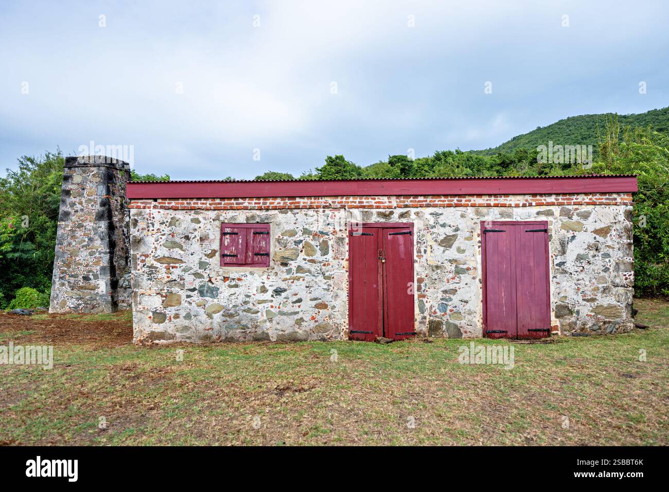 VIRGIN ISLANDS NATIONAL PARK, U.S. Virgin Islands — The ruins of George ...