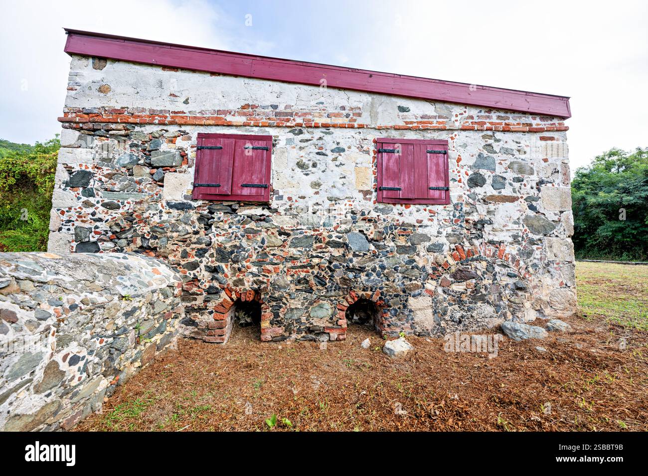 VIRGIN ISLANDS NATIONAL PARK, U.S. Virgin Islands — The ruins of George ...