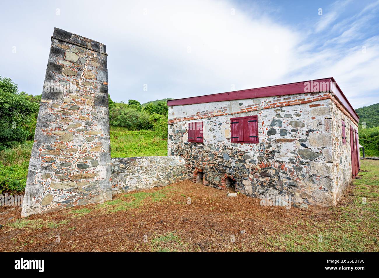 VIRGIN ISLANDS NATIONAL PARK, U.S. Virgin Islands — The ruins of George ...