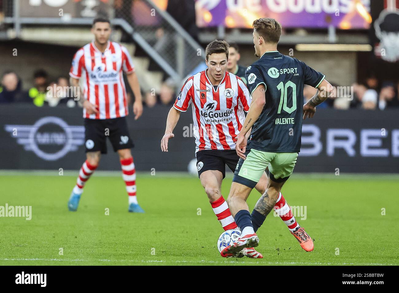 Rotterdam, Netherlands. 02nd Feb, 2025. ROTTERDAM, 2-2-25, Stadium het ...