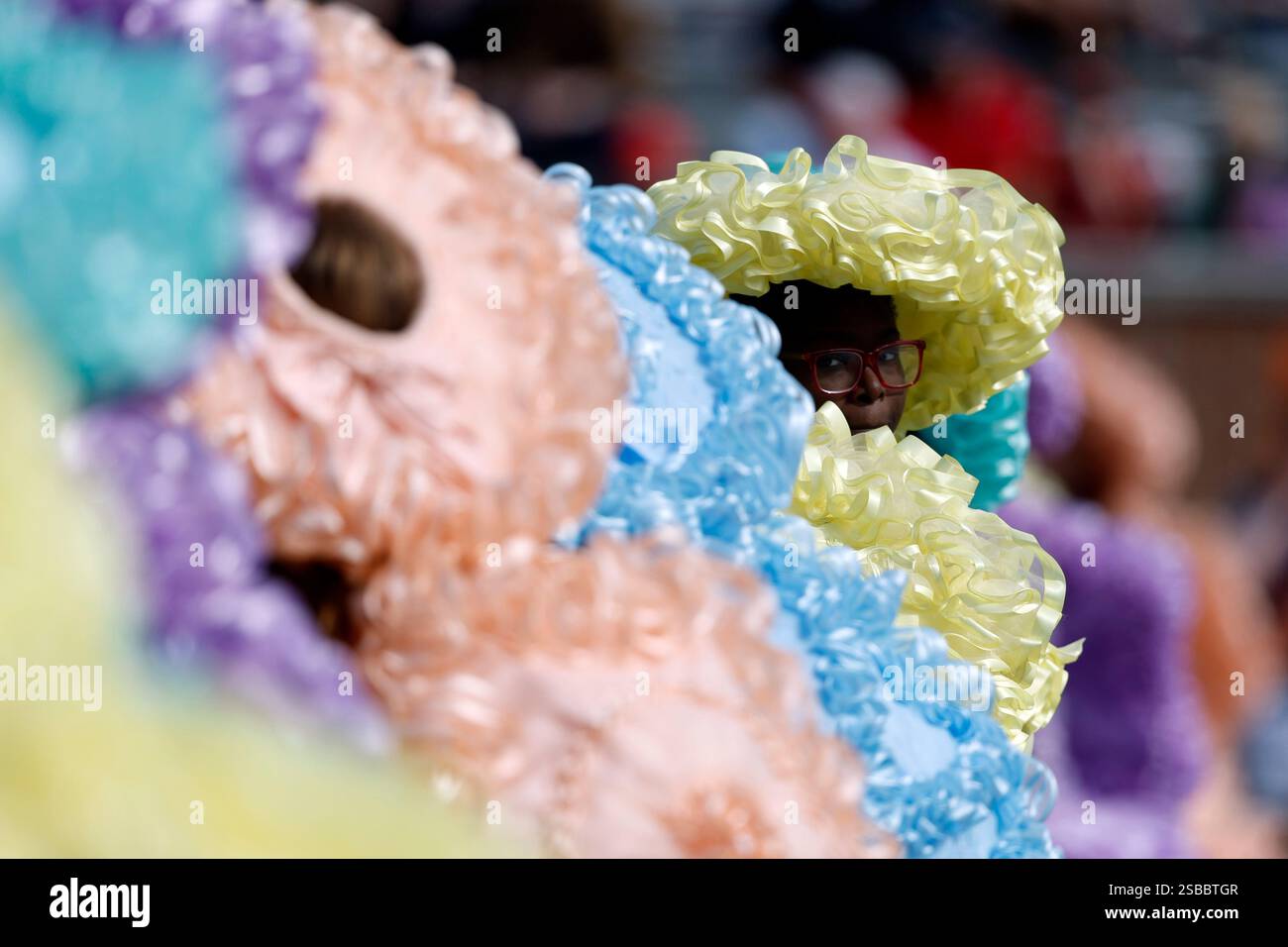 Southern Belles appear as part of the pregame activities before the ...