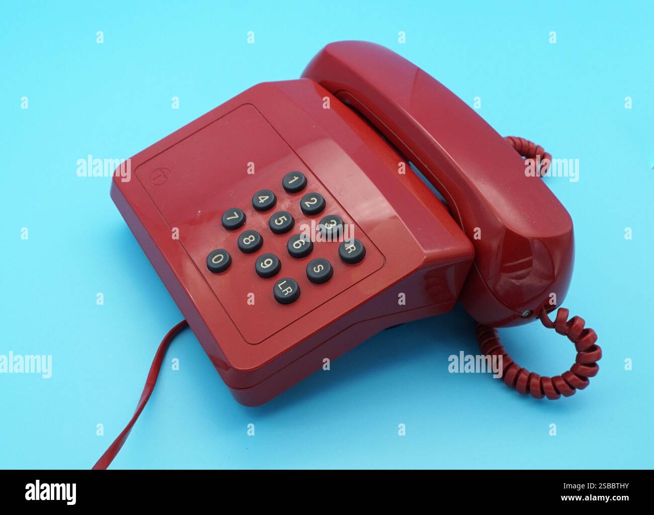 British Telecom Tribune 1980s Landline Telephone Phone Red Retro 9801R ...