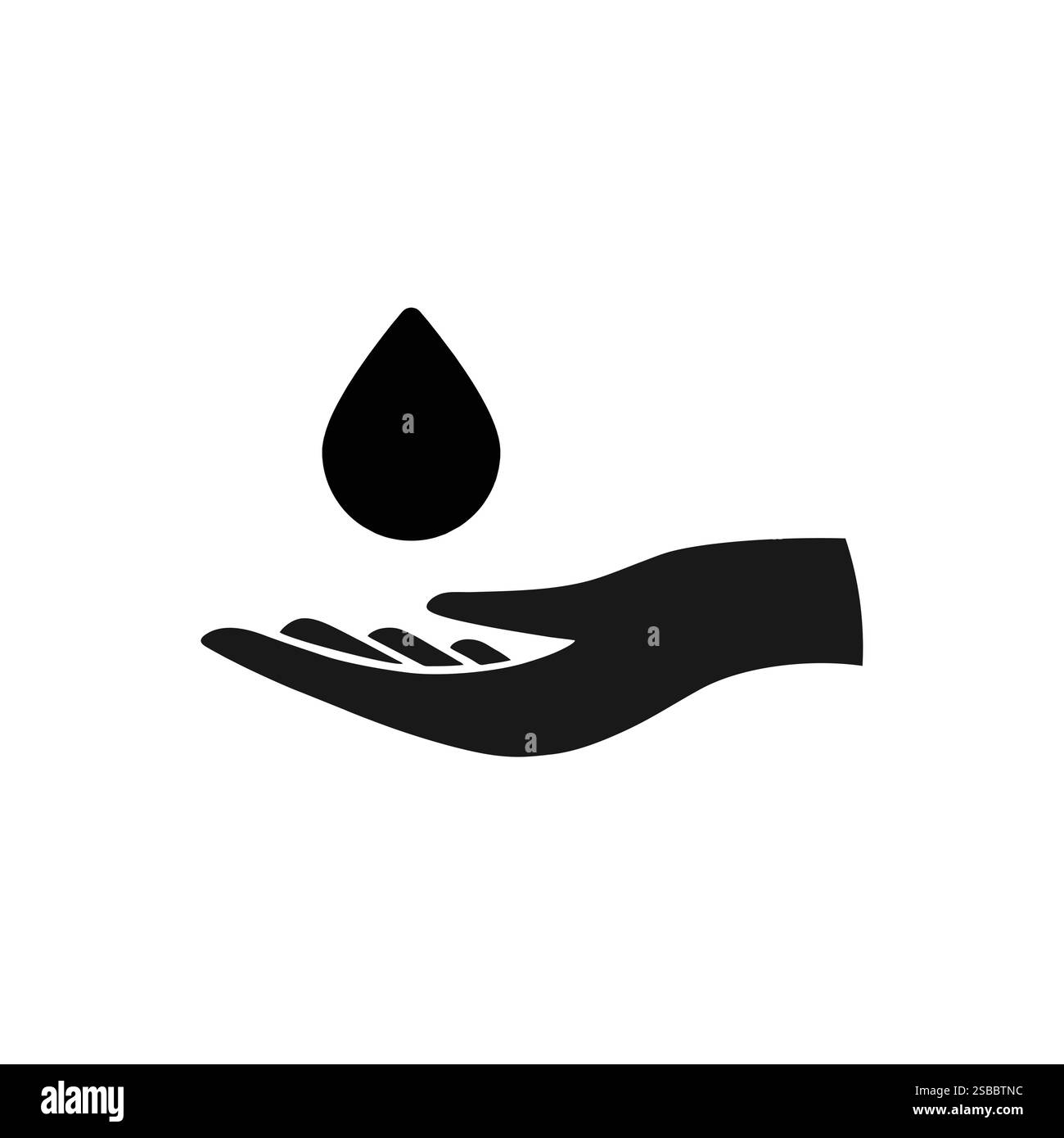 Blood drop icon in Black and White Stock Photos & Images - Alamy