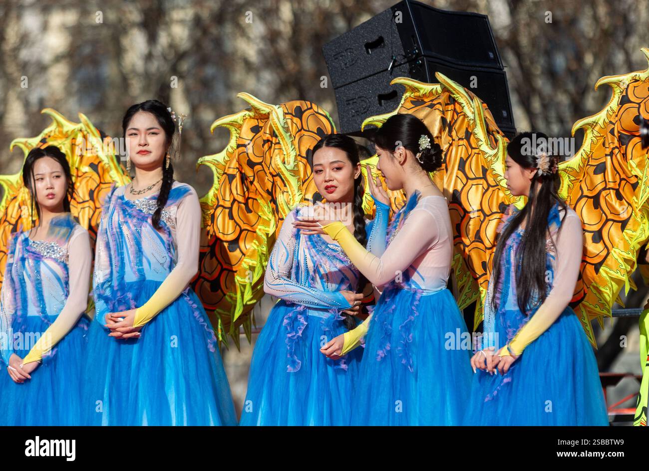 Milano, Italia. 02nd Feb, 2025. Festeggiamenti per il Capodanno Cinese ...