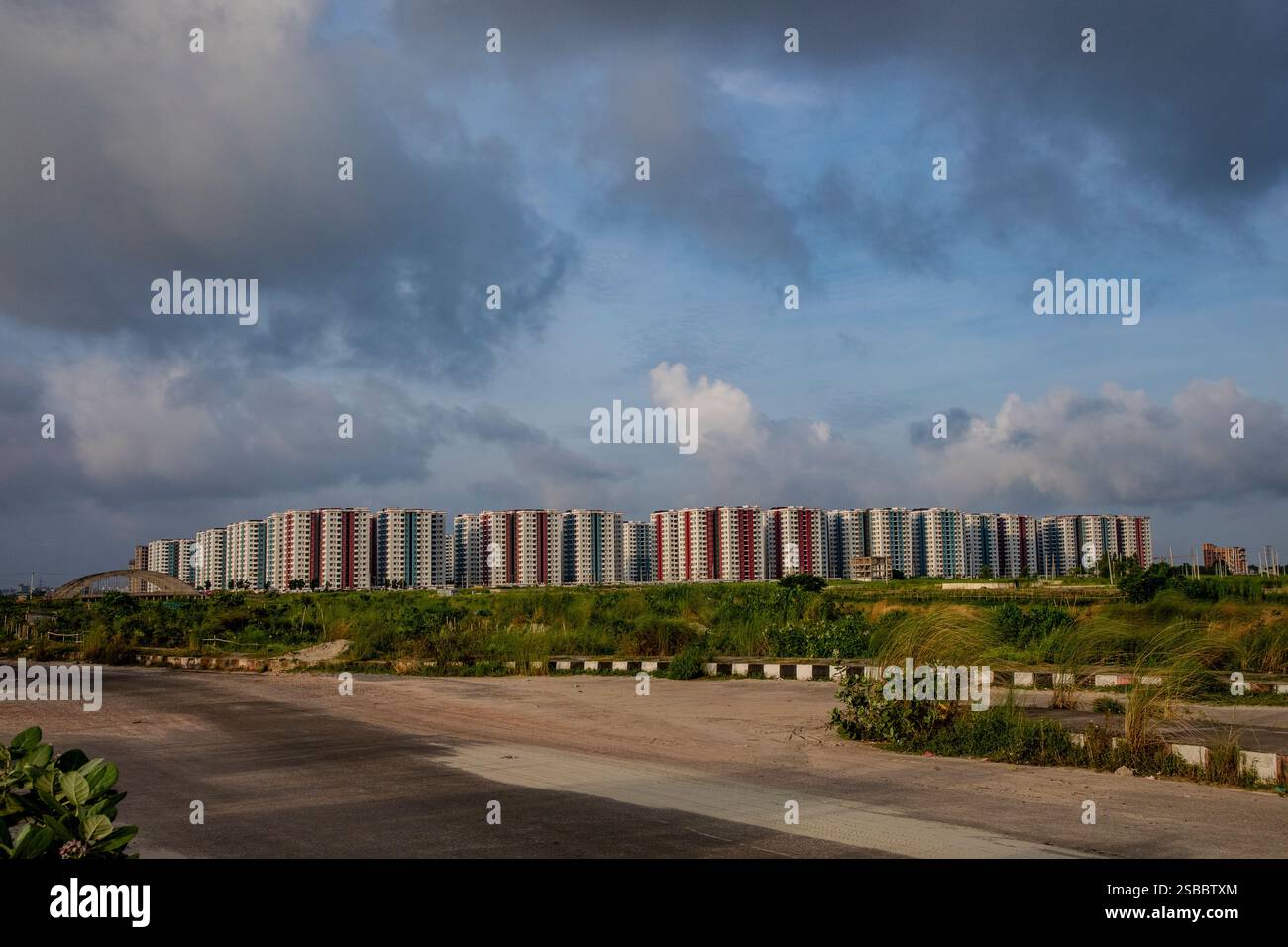 A general view of the Uttara Apartment Project in Sector 16 of Uttara ...