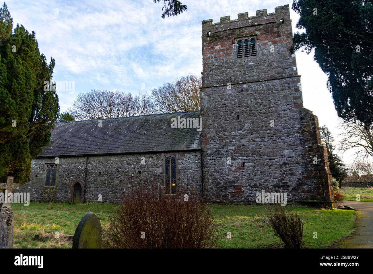 St Mary and St Michaels Church in Great Urswick, Cumbria, UK Stock ...