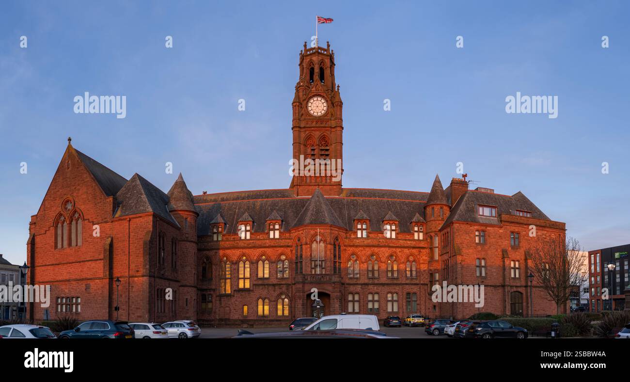 The town hall in Barrow-in-Furness, Cumbria, UK Stock Photo - Alamy