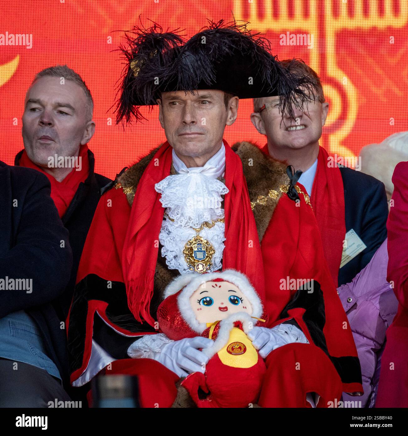 London, UK. 2 February 2025. Councillor Robert Rigby, Lord Mayor of ...