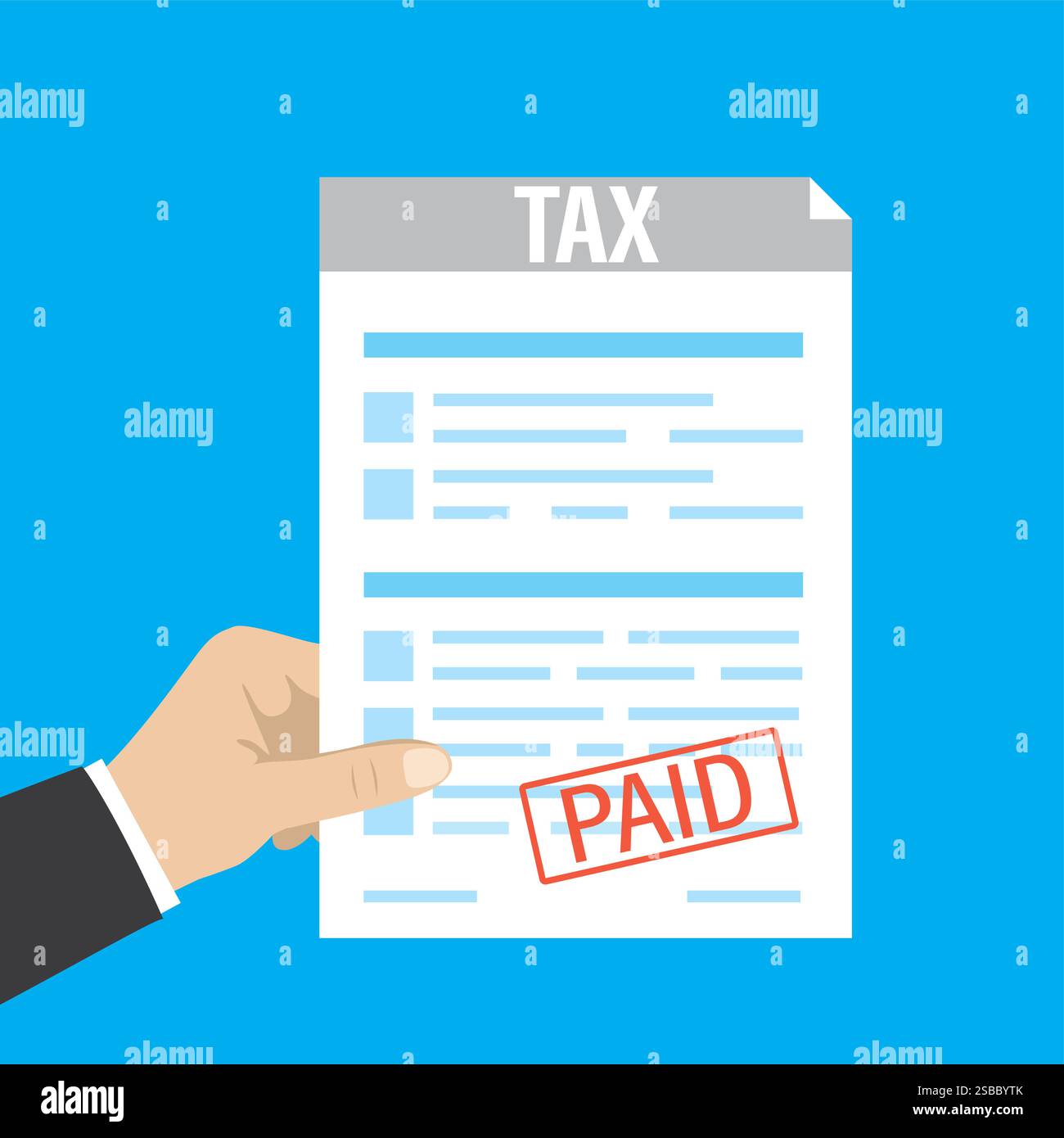 Postage paid business letter Stock Vector Images - Alamy