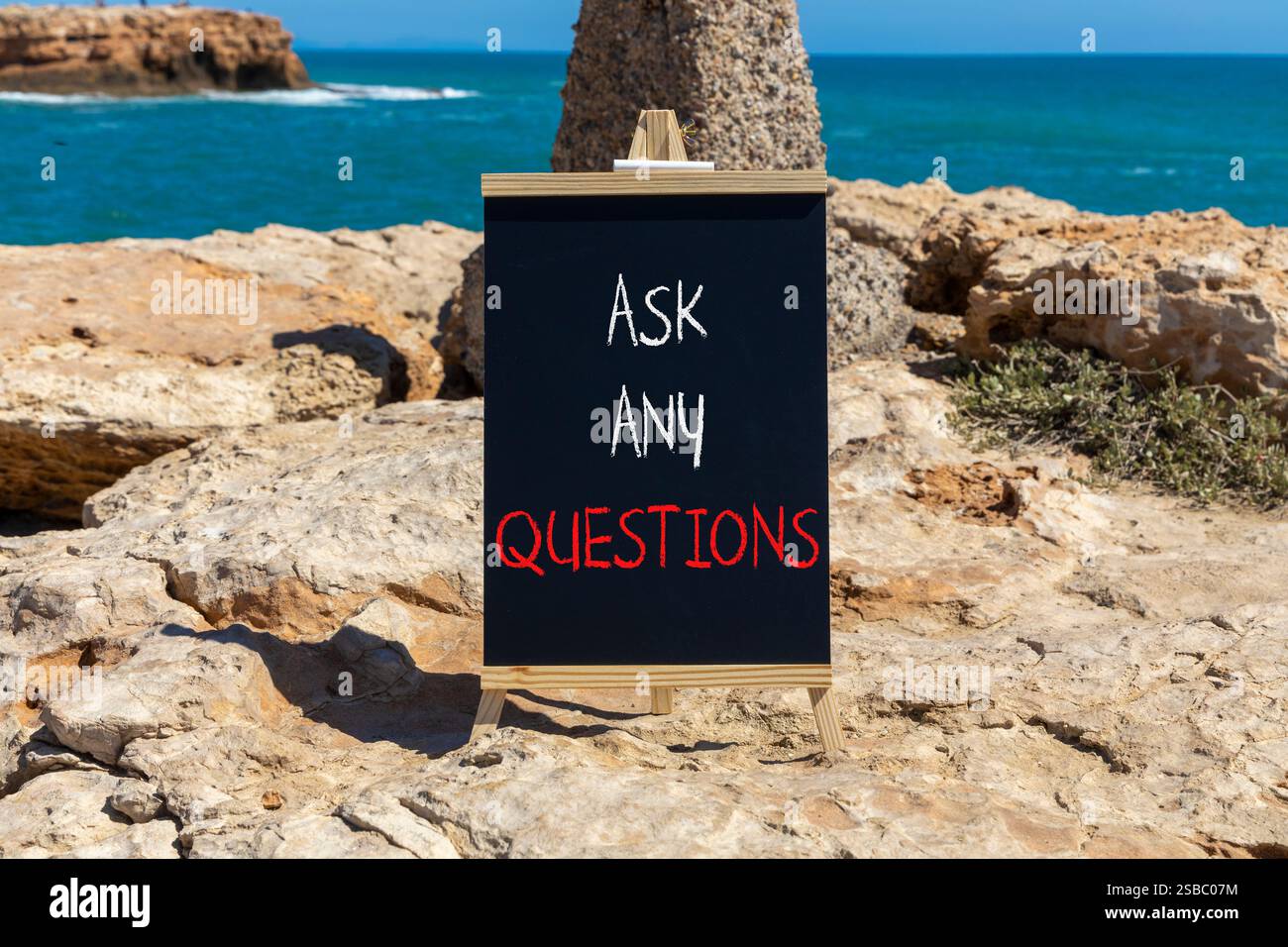 Ask any questions symbol. Concept words Ask any questions on beautiful ...