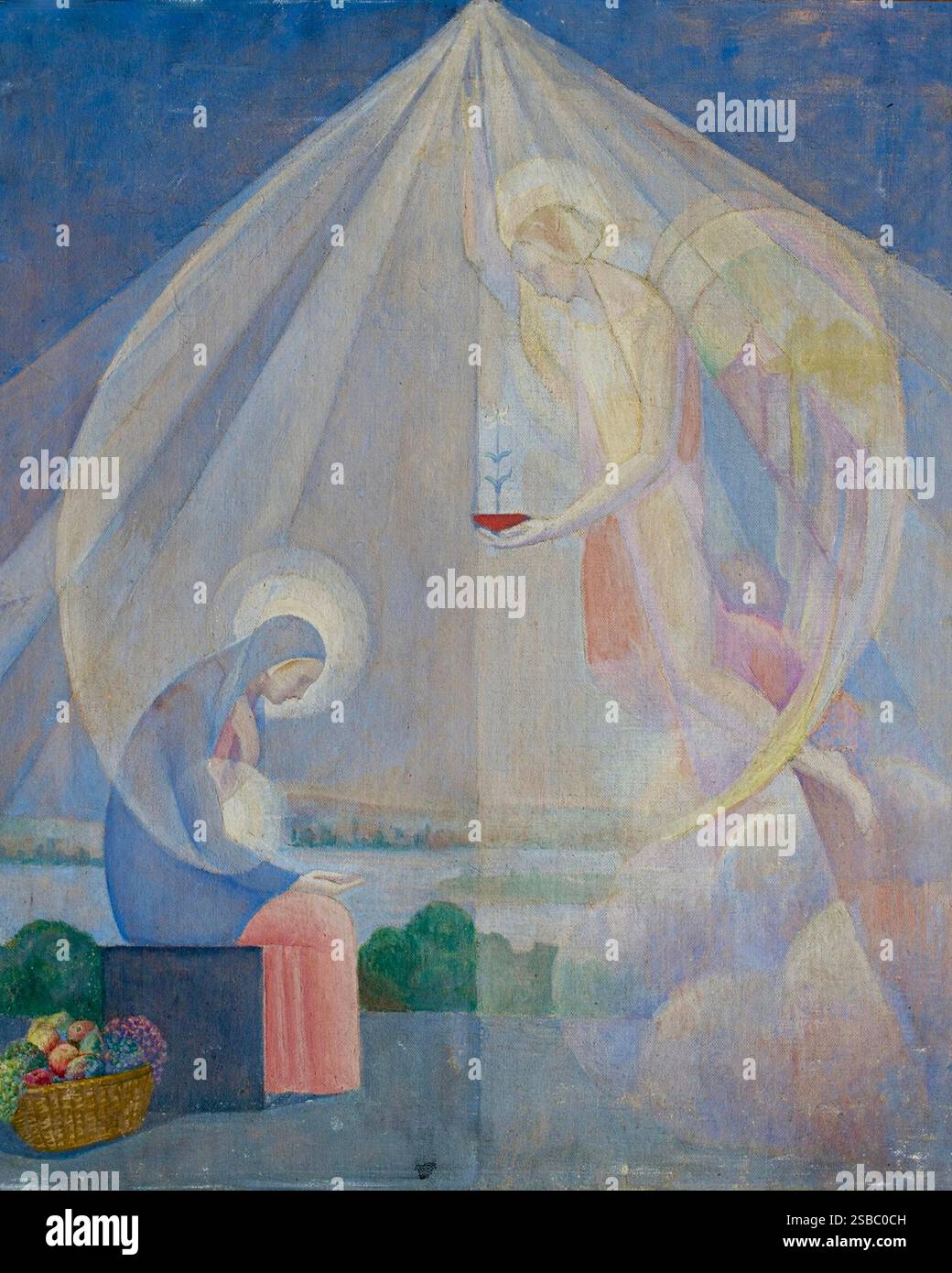 Angel Zárraga - Annunciation Stock Photo - Alamy