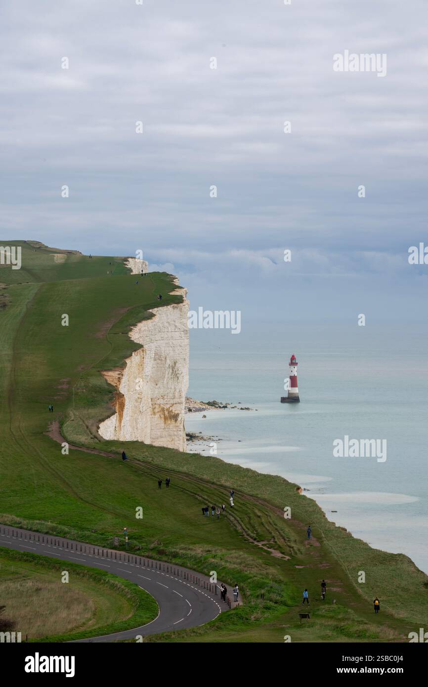 Beachy Head and Lighthouse, Sussex, UK Stock Photo - Alamy