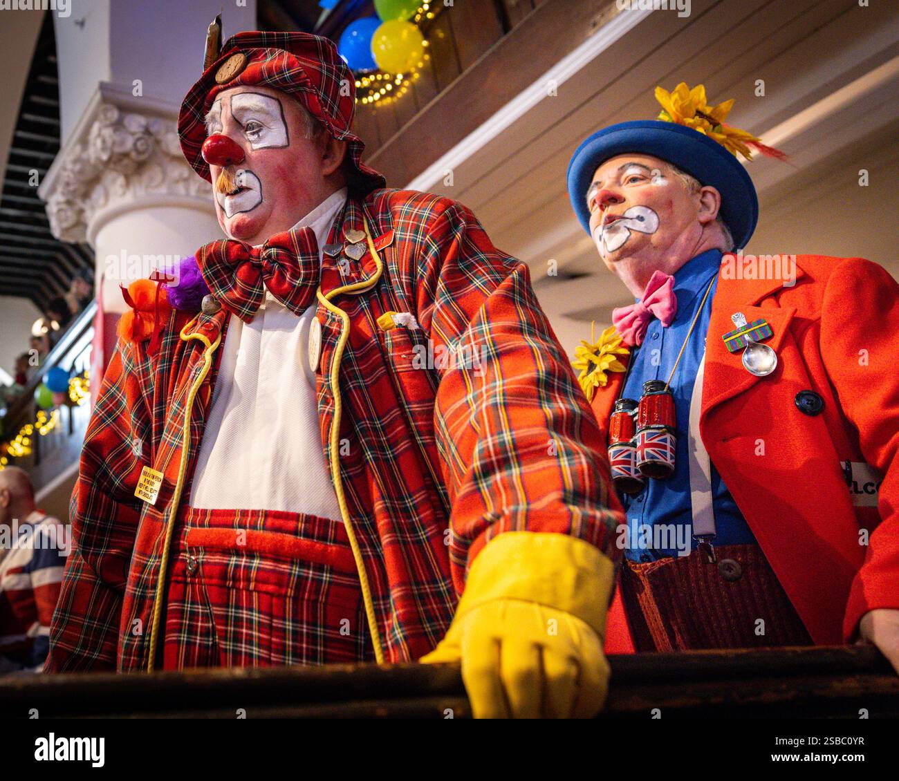 London, UK. 02nd Feb, 2025. The annual clown service in memory of the ...