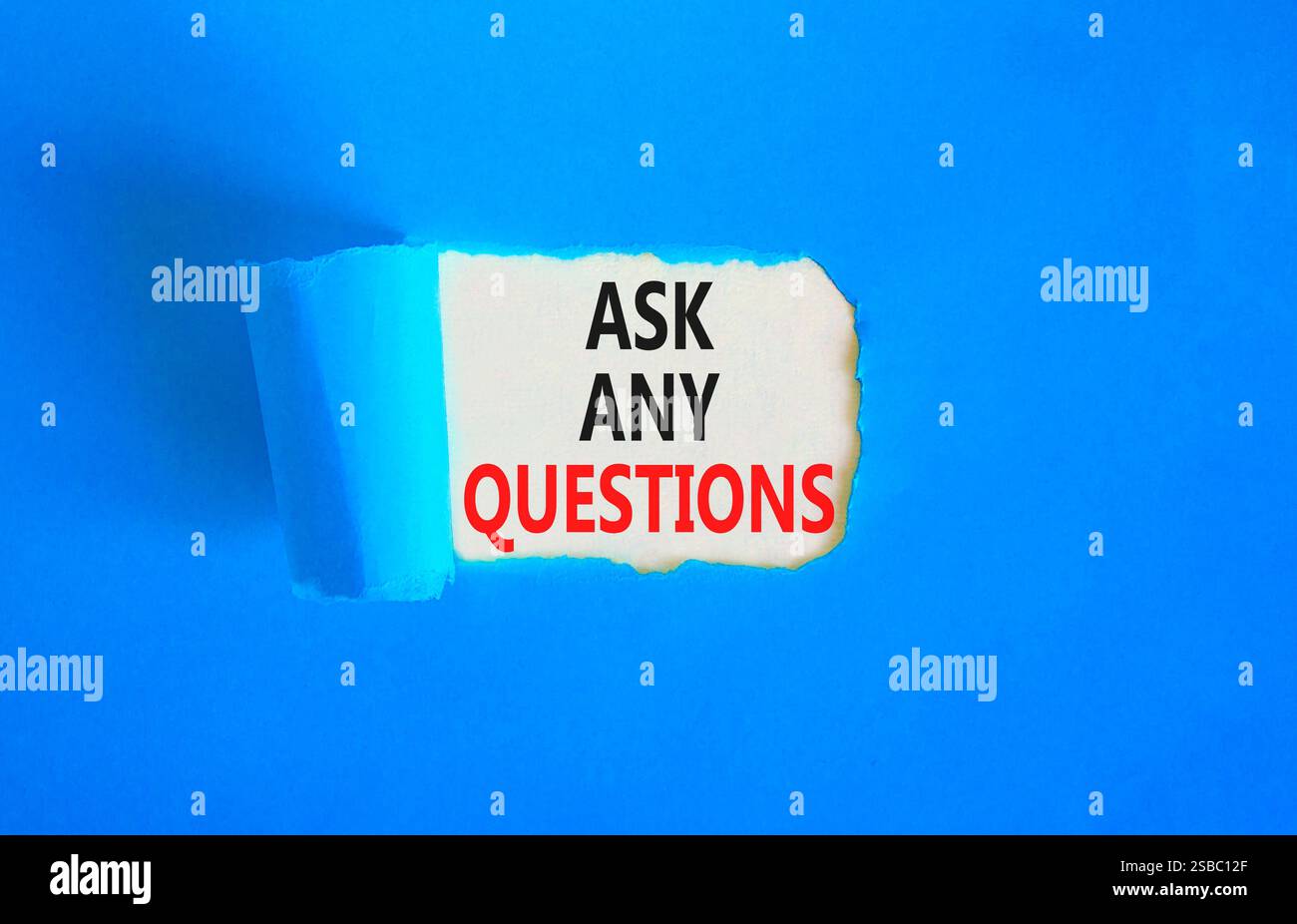 Ask any questions symbol. Concept words Ask any questions on beautiful ...
