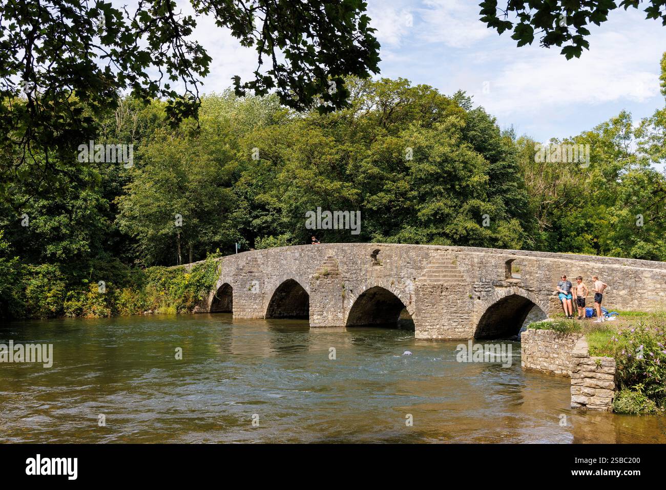 Bridge over the River Ogmore, Bridgend, Wales, UK Stock Photo - Alamy