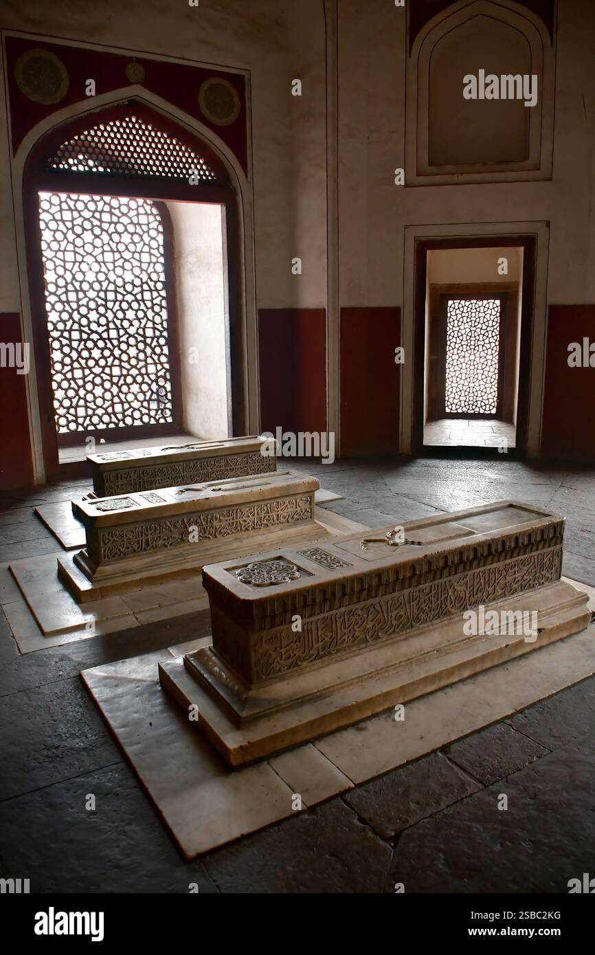 interior, Humayun's Tomb, Delhi, India, Asia, UNESCO World Heritage ...