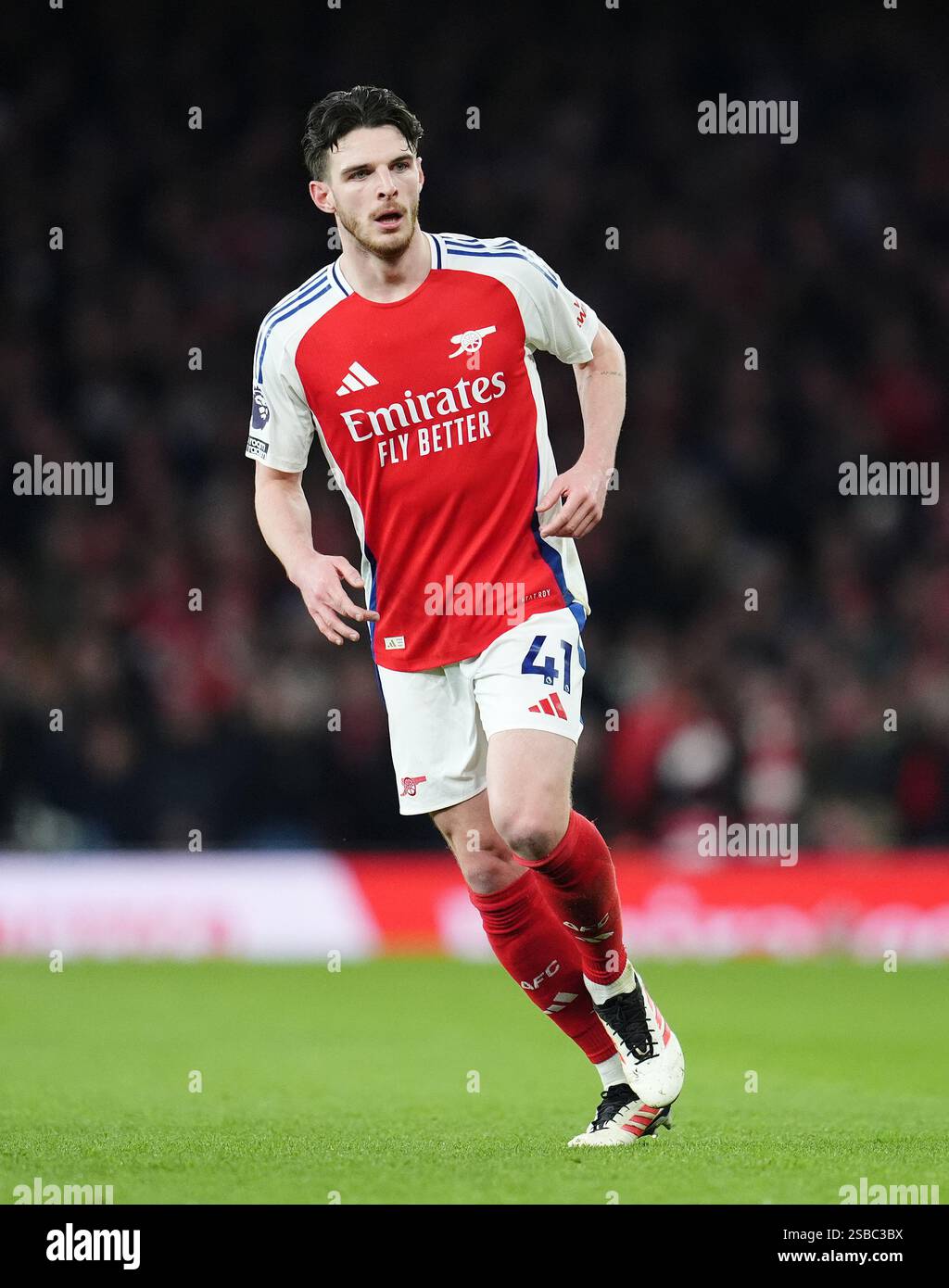 Arsenal's Declan Rice during the Premier League match at the Emirates ...
