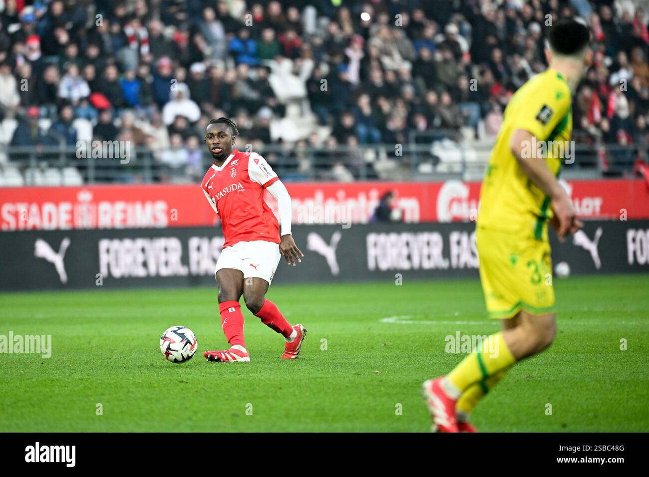 France. 01st Feb, 2025. 06 Valentin ATANGANA EDOA (sdr) during the ...