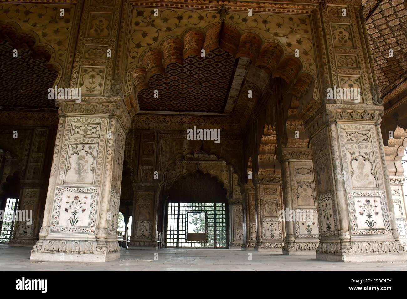 Diwan-i-Khas, Hall of Private Audiences, Red Fort, Delhi, India, Asia ...