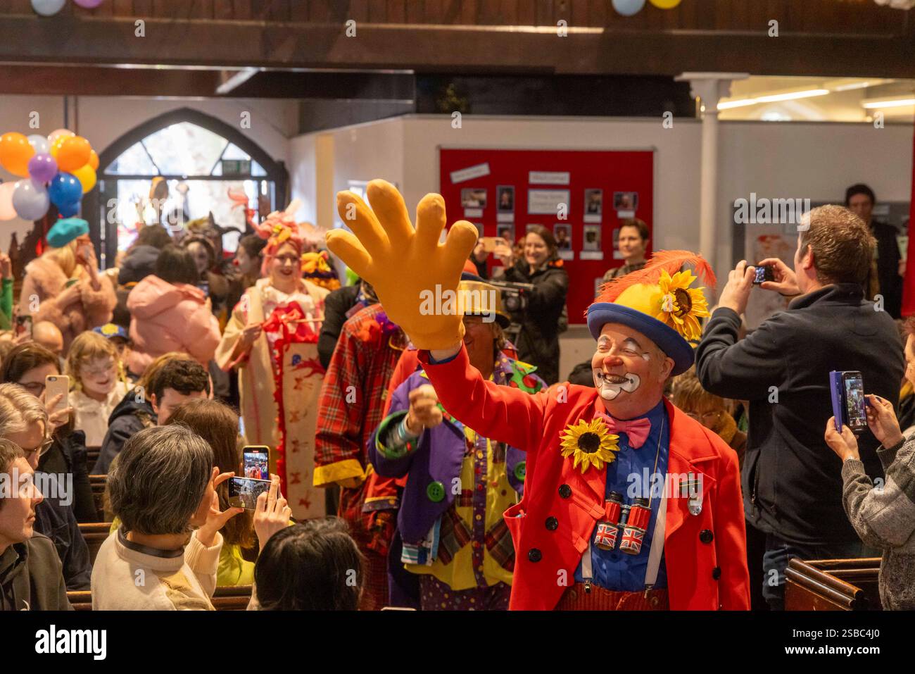 London, UK. 2nd Feb, 2025. Participants attend the 79th Annual Grimaldi ...