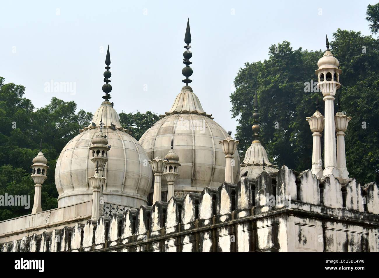 Moti Masjid, Pearl mosque, Red Fort, Delhi, India, Asia, UNESCO World ...