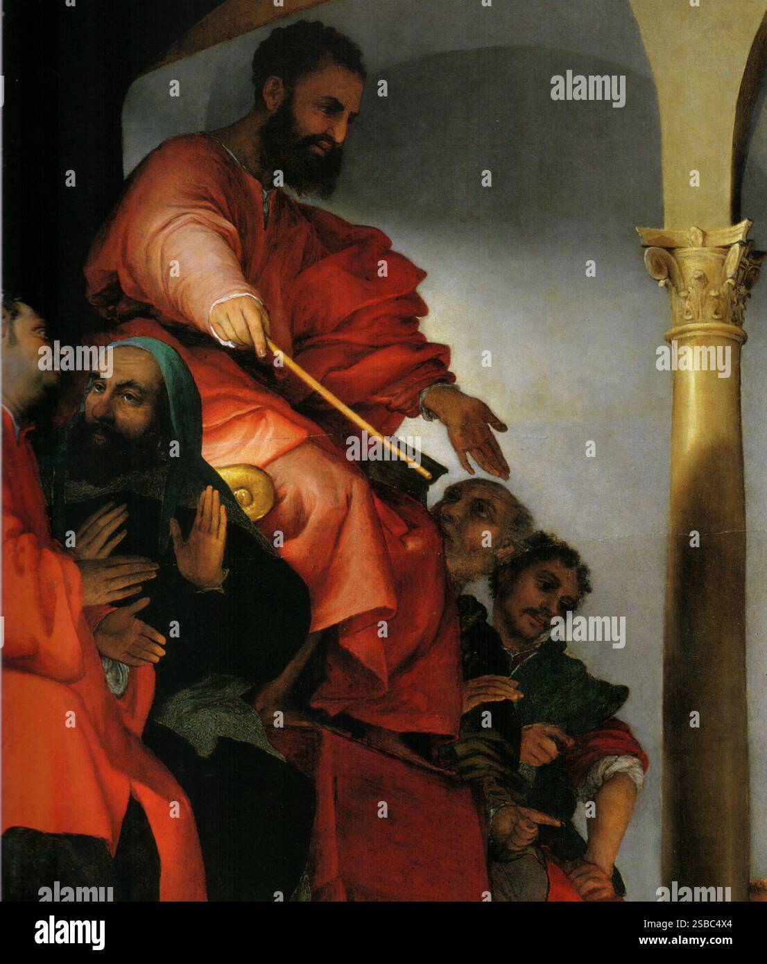 Saint Lucy Before the Judge is a mixed-medium panel painting by the ...