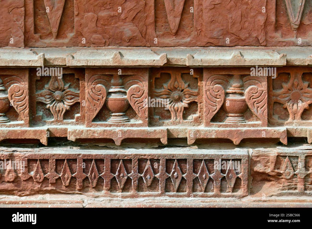 interior, Jodha Bai Palace, Fatehpur Sikri, India, Asia, UNESCO World ...