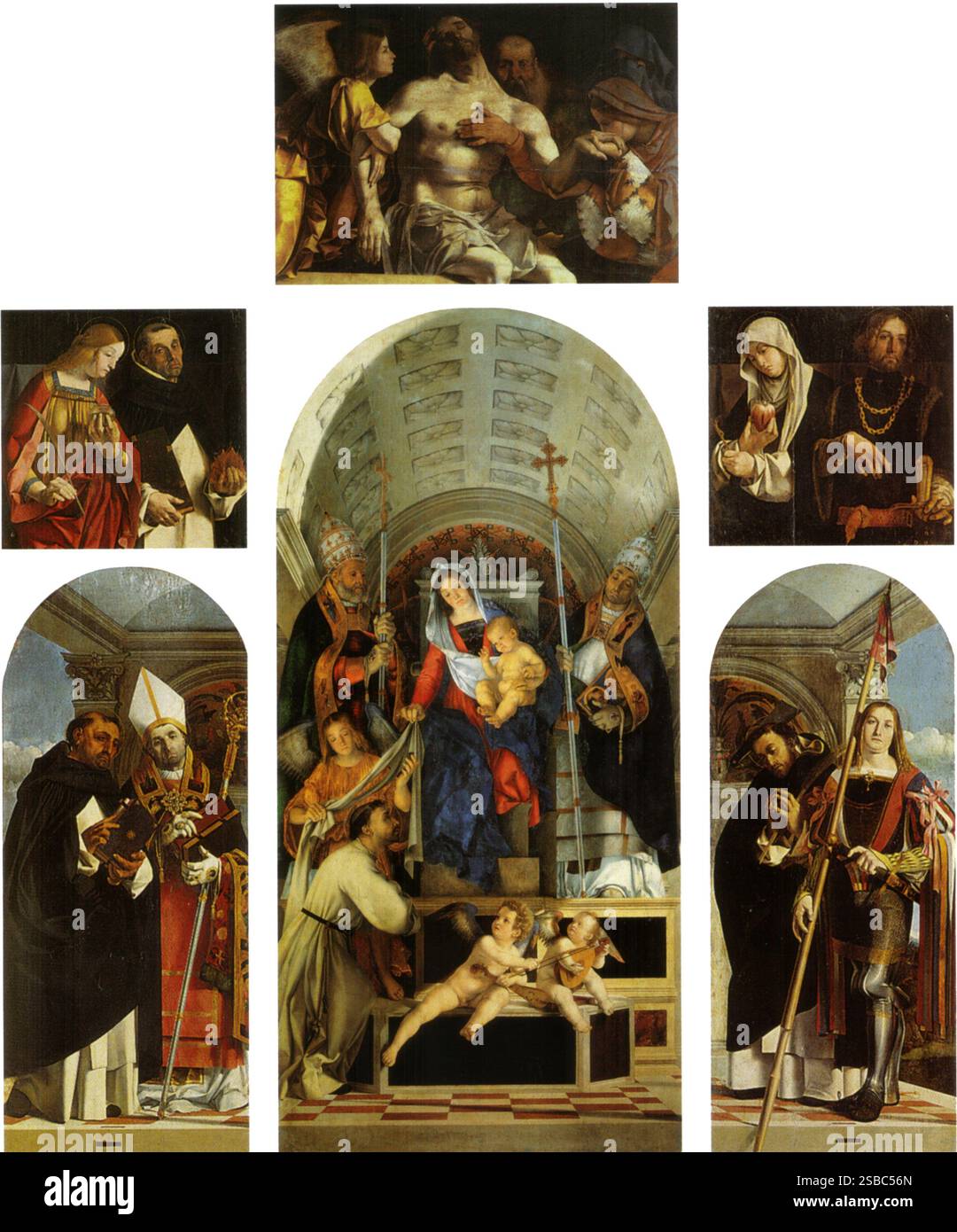 The Recanati Polyptych (Italian: Polittico di Recanati) is an oil-on ...