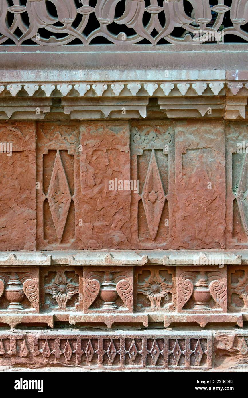 interior, Jodha Bai Palace, Fatehpur Sikri, India, Asia, UNESCO World ...
