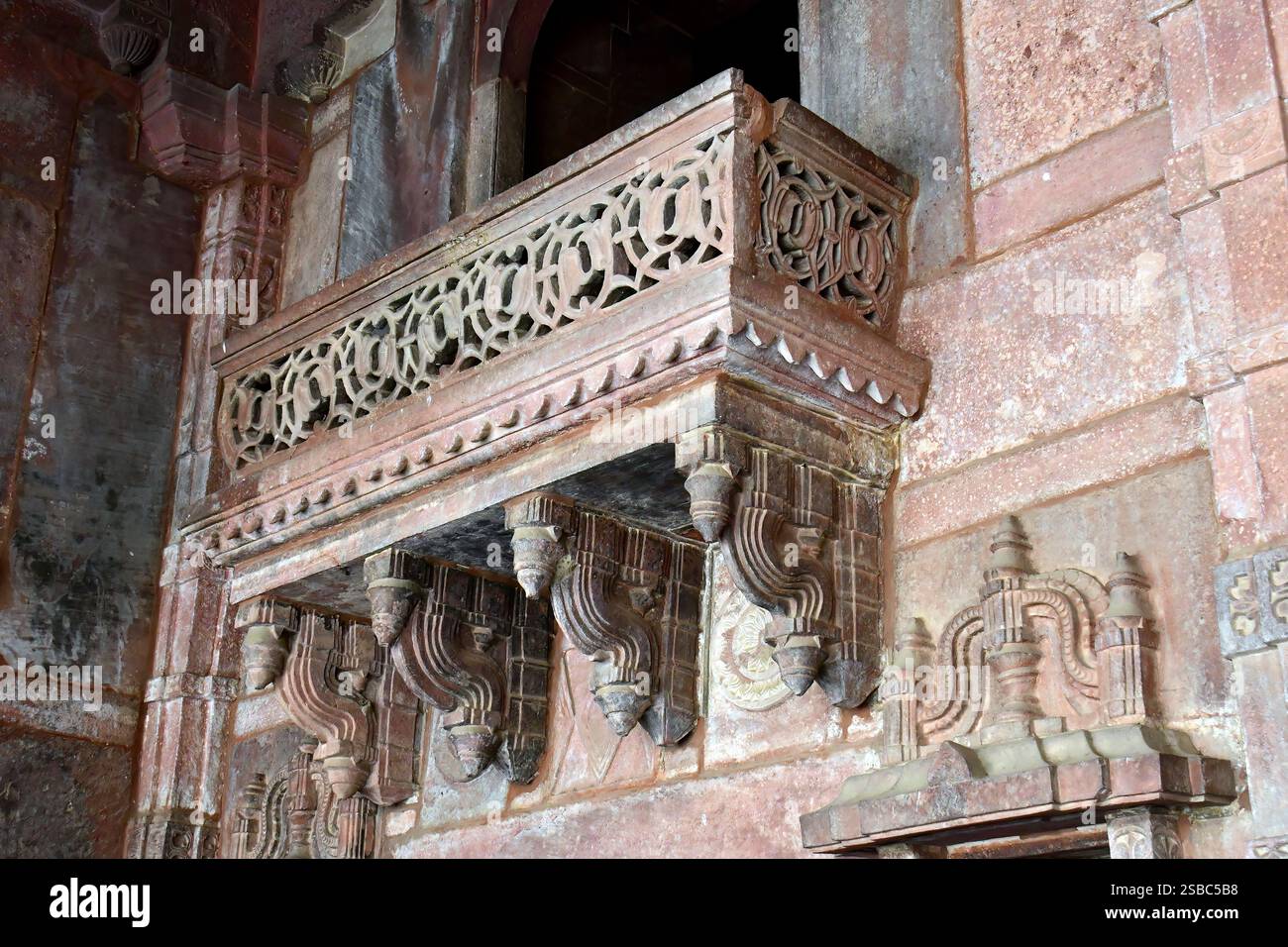 interior, Jodha Bai Palace, Fatehpur Sikri, India, Asia, UNESCO World ...