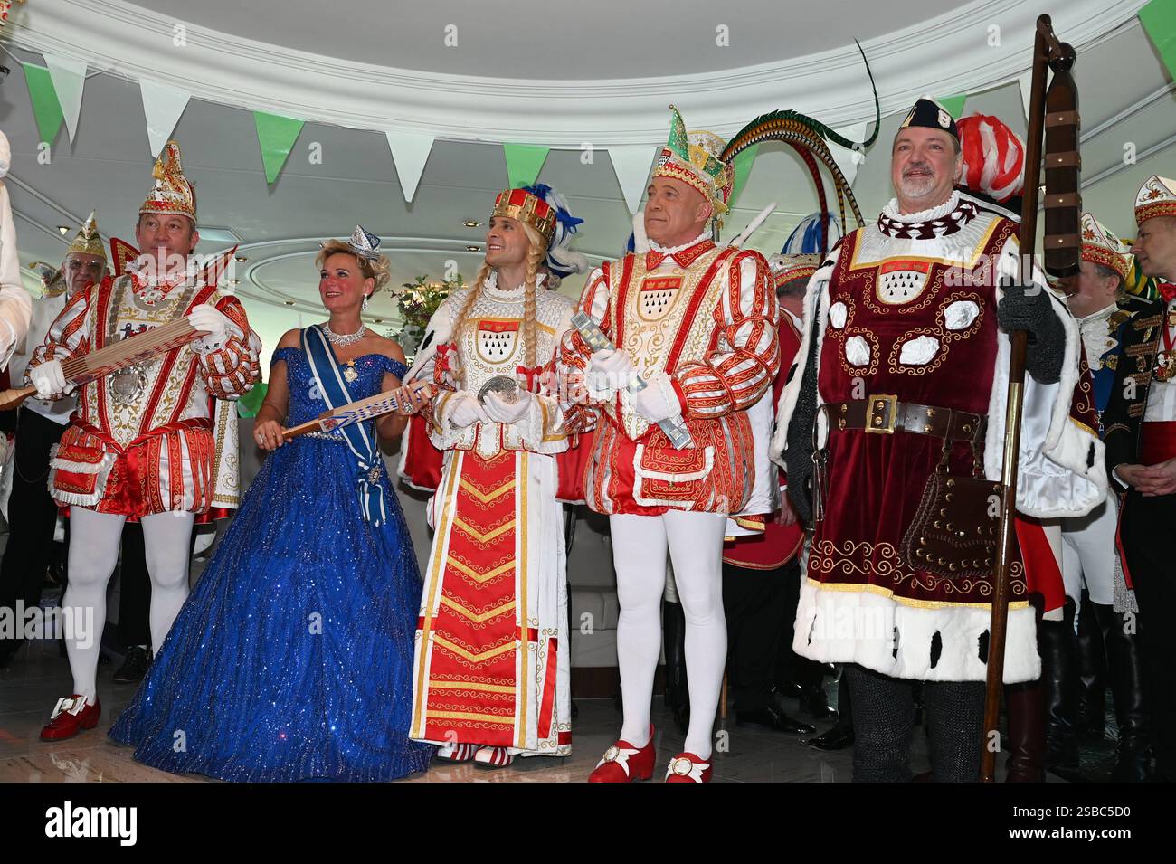 Das Düsseldorfer Prinzenpaar Prinz Andreas I Andreas Mauska und Venetia Evelyn Evelyn Werner ...