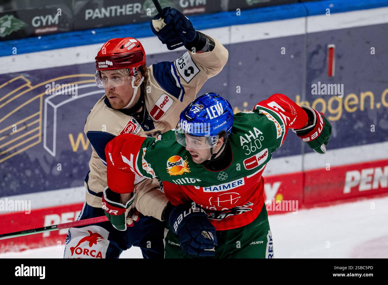 Brett Ritchie (Schwenninger Wild Wings, #23) und Riley McCourt ...