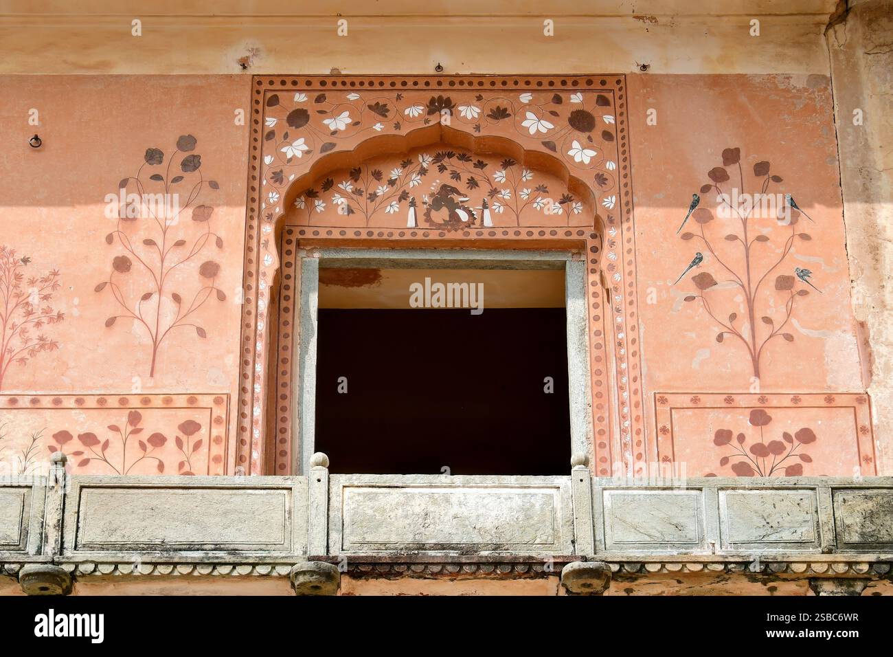 Zenana, ladies courtyard, Amer Fort, Amer, India, Asia, UNESCO World ...