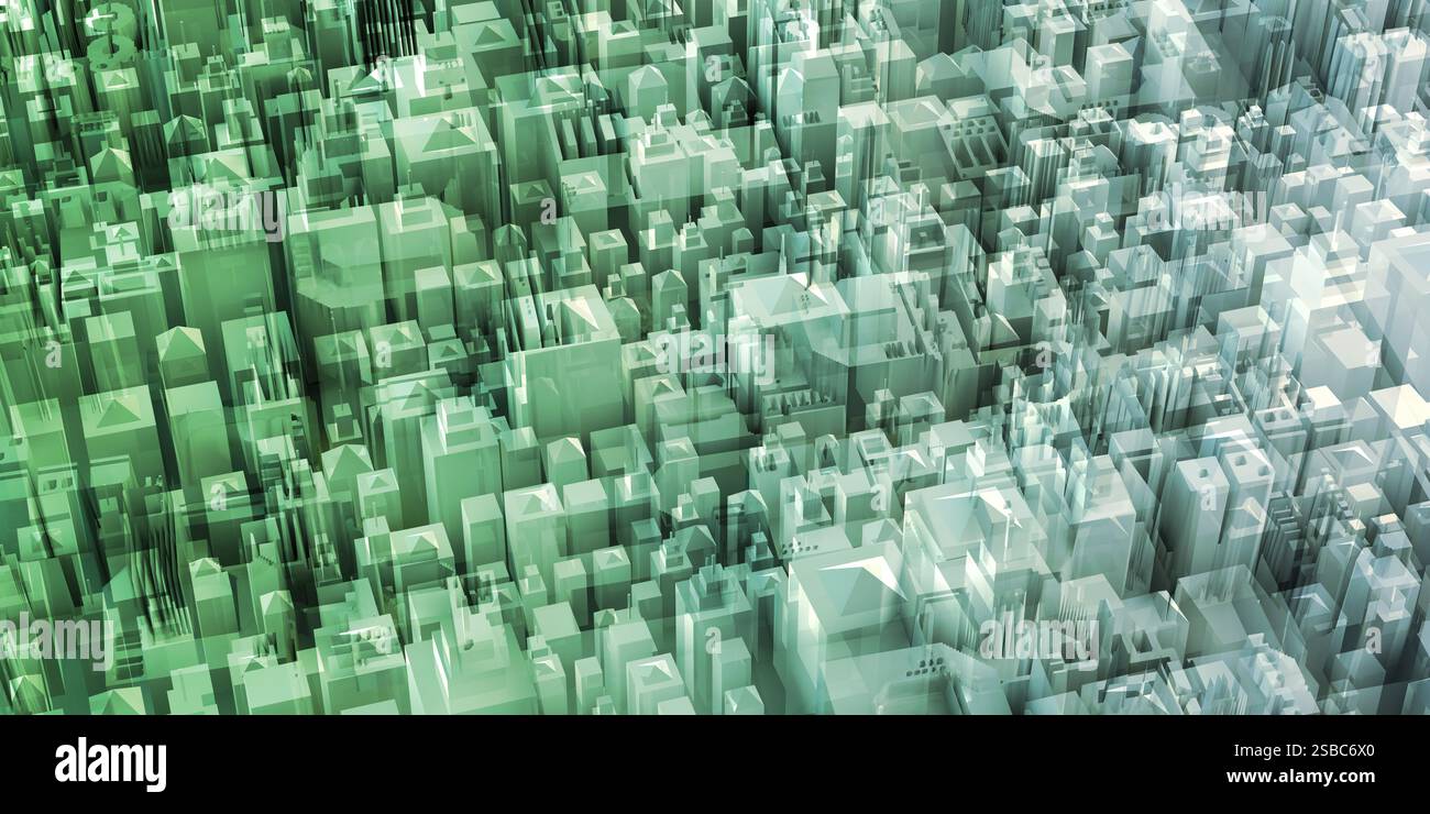 Smart City Technology Abstract Background Creative Concept Stock Photo ...
