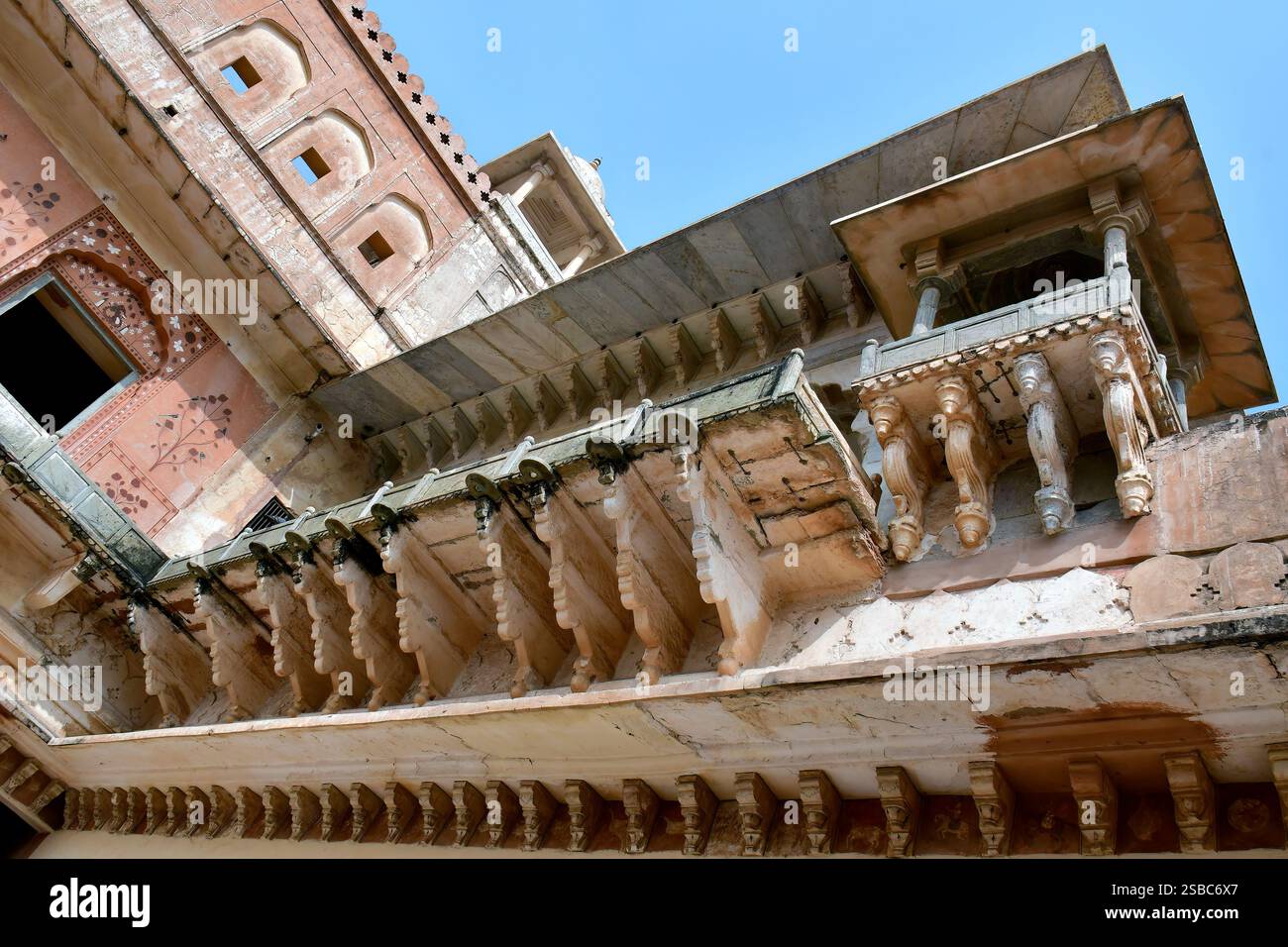 Zenana, ladies courtyard, Amer Fort, Amer, India, Asia, UNESCO World ...