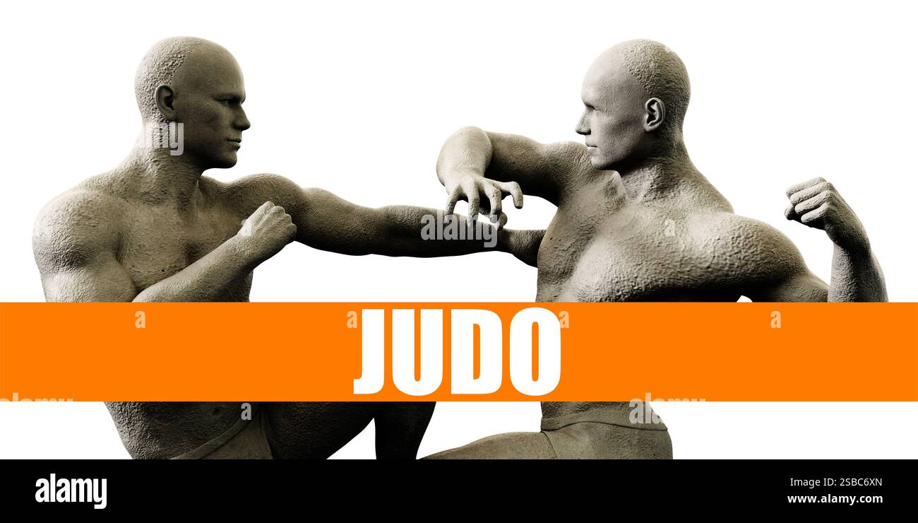 Judo Classes Training Fighting Concept Background Stock Photo - Alamy