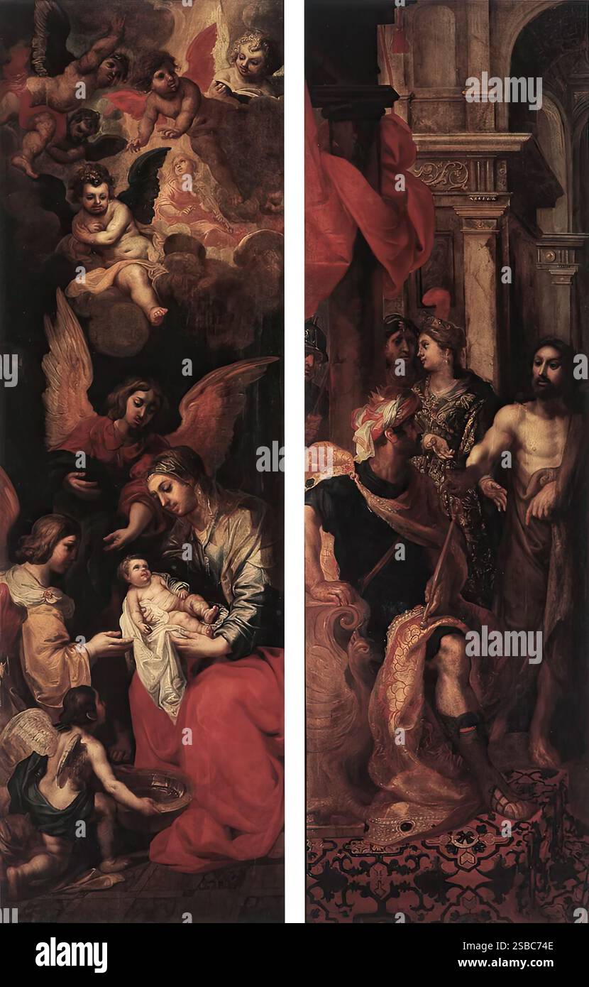 BALEN, Hendrick van (b. 1575, Antwerpen, d. 1632, Antwerpen) Wings of ...