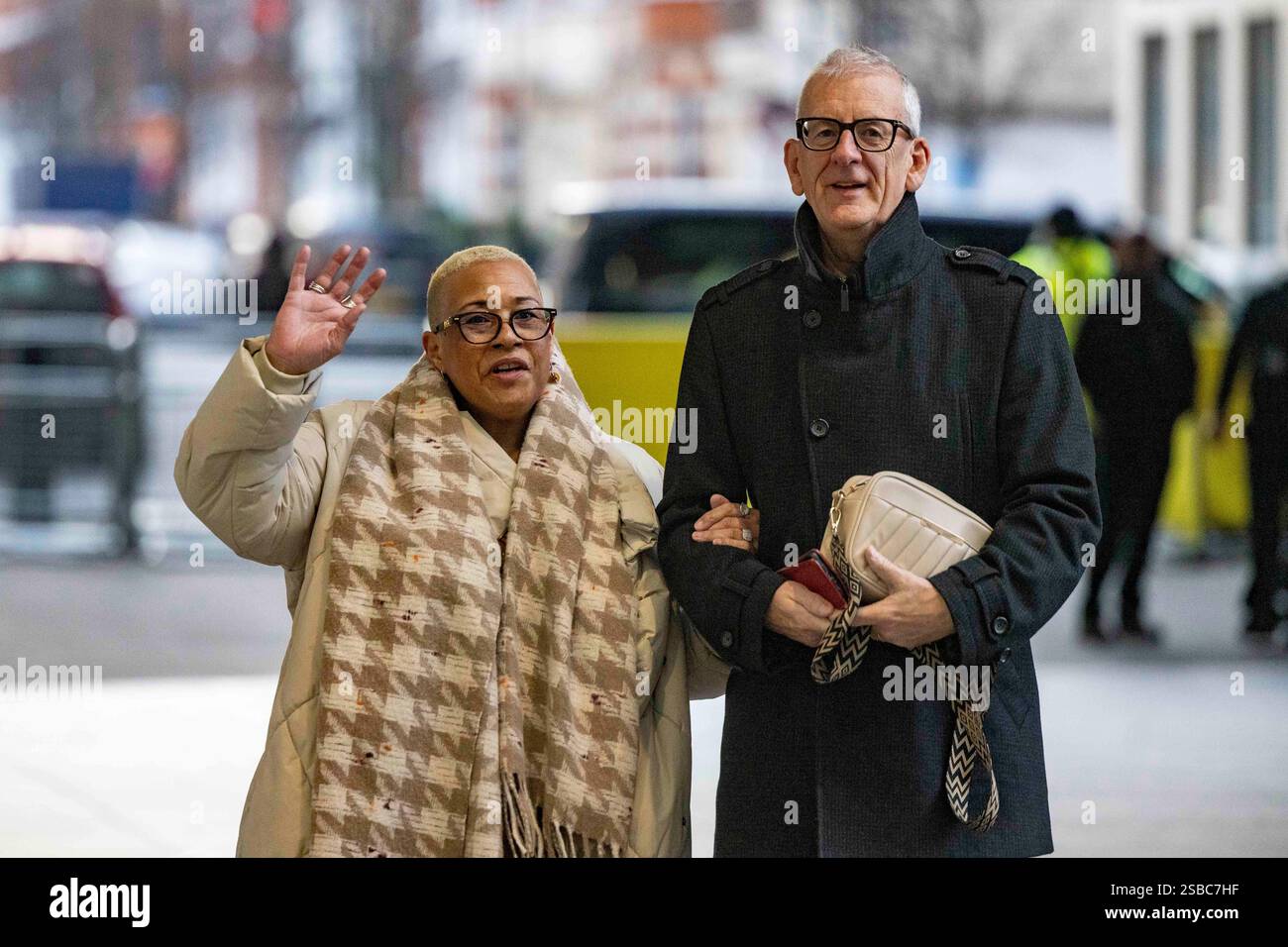 London, UK. 2nd Feb, 2025. Women's safety campaigner Mina Smallman at the BBC for Sunday with ...
