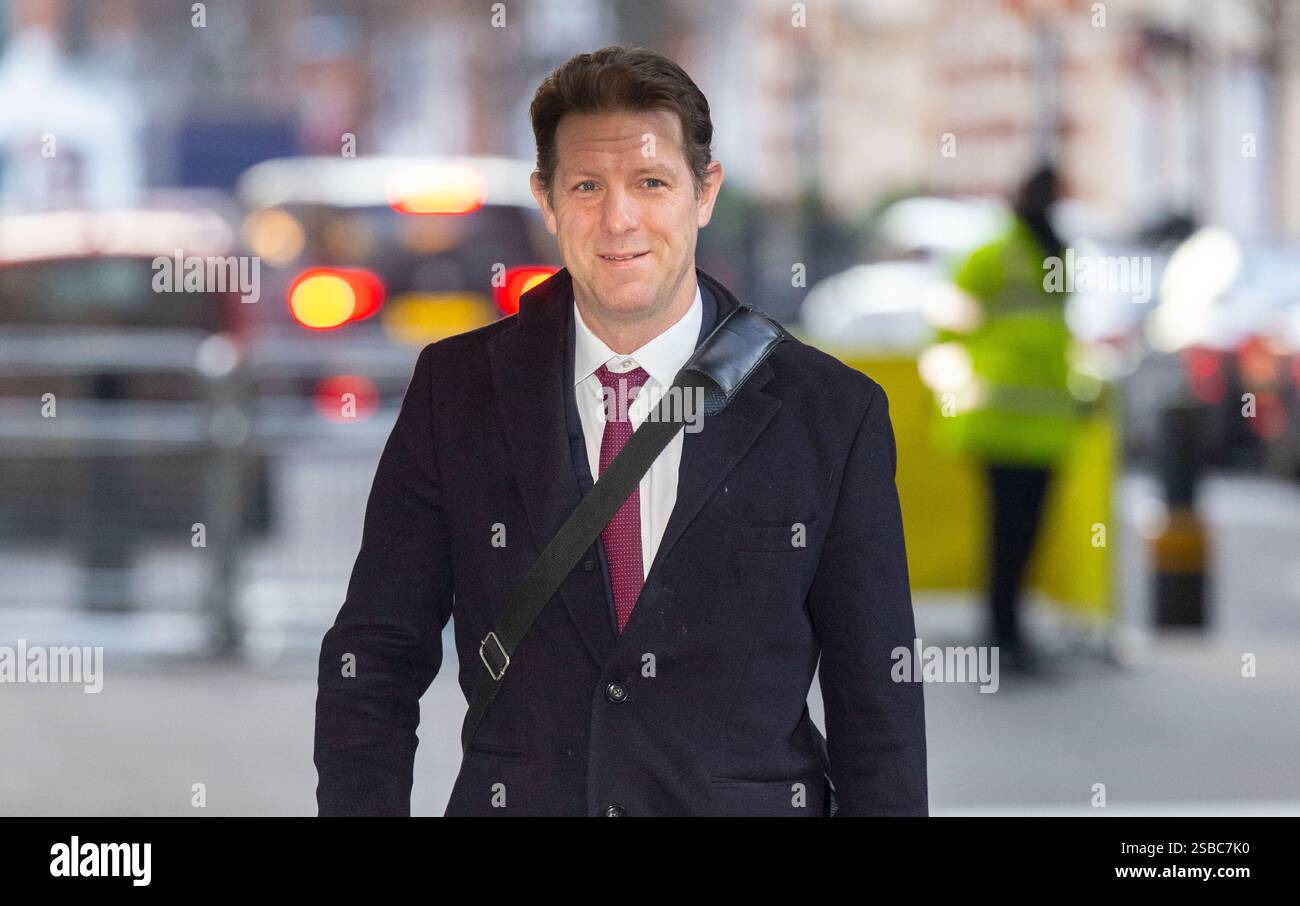 London, UK. 2nd Feb, 2025. Fraser Nelson at the BBC for Sunday with ...