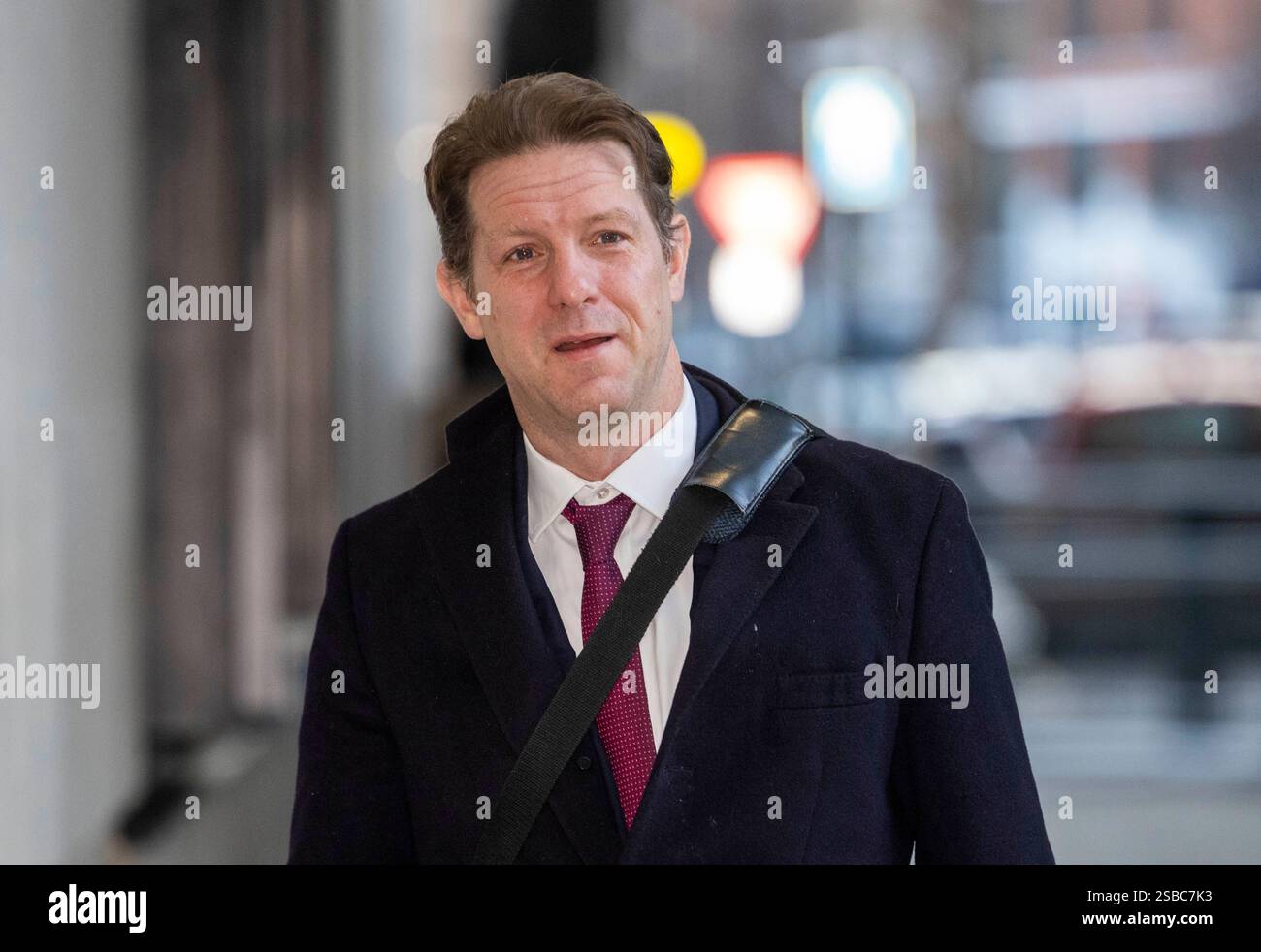 London, UK. 2nd Feb, 2025. Fraser Nelson at the BBC for Sunday with ...