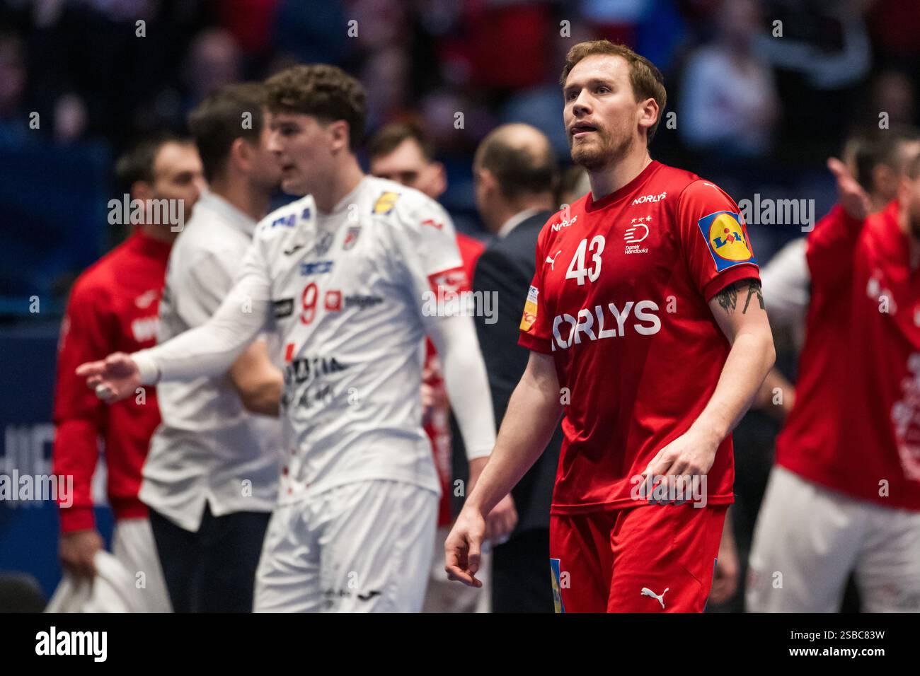 250202 Simon Bogetoft Pytlick of Denmark during the 2025 IHF World Men ...