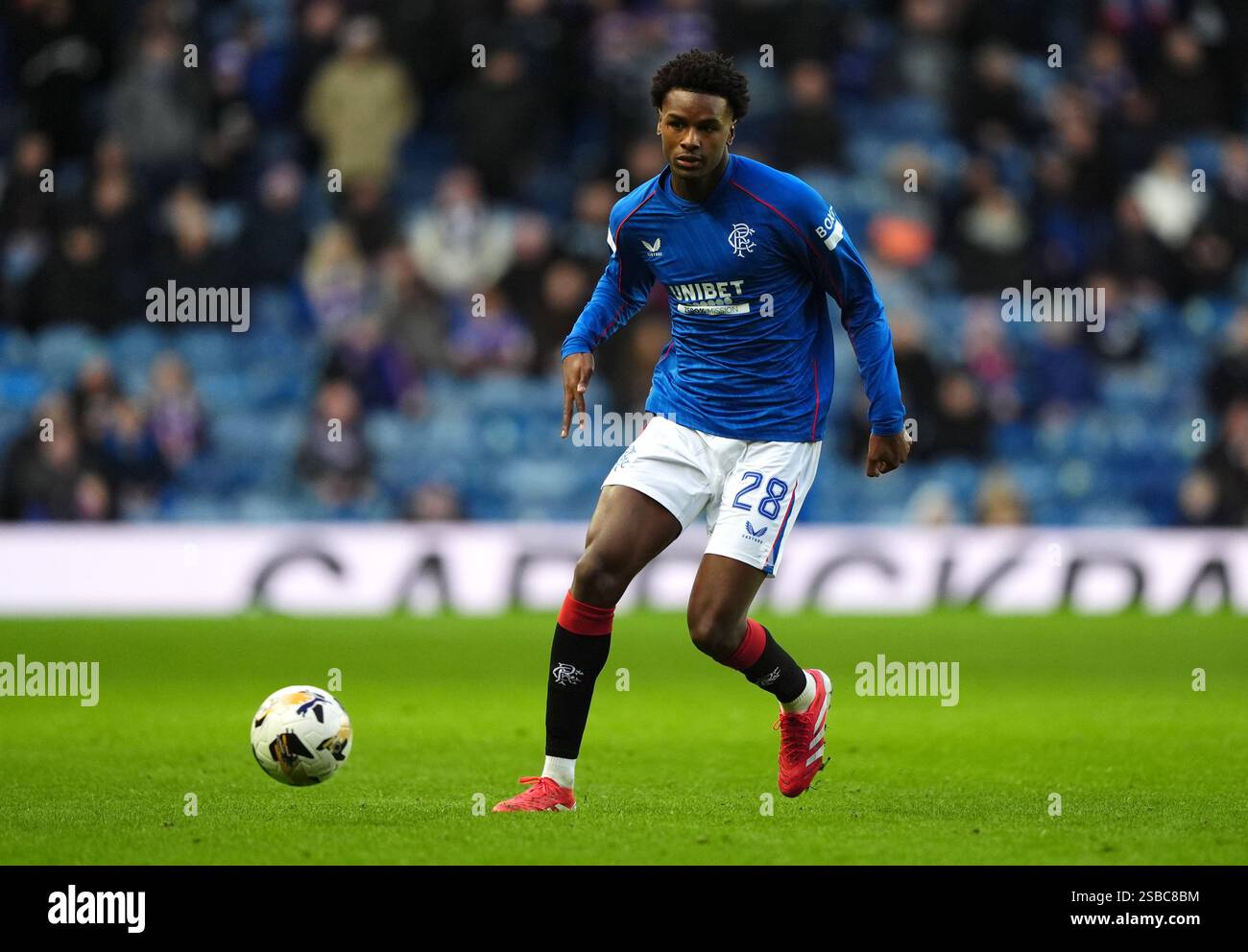 Rangers' Rafael Fernandes during the William Hill Premiership match at ...
